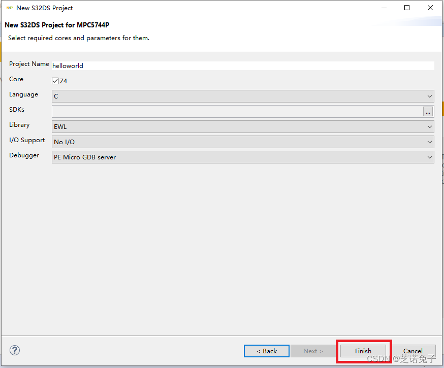 S32DS新建与调试MPC5744工程-CSDN博客