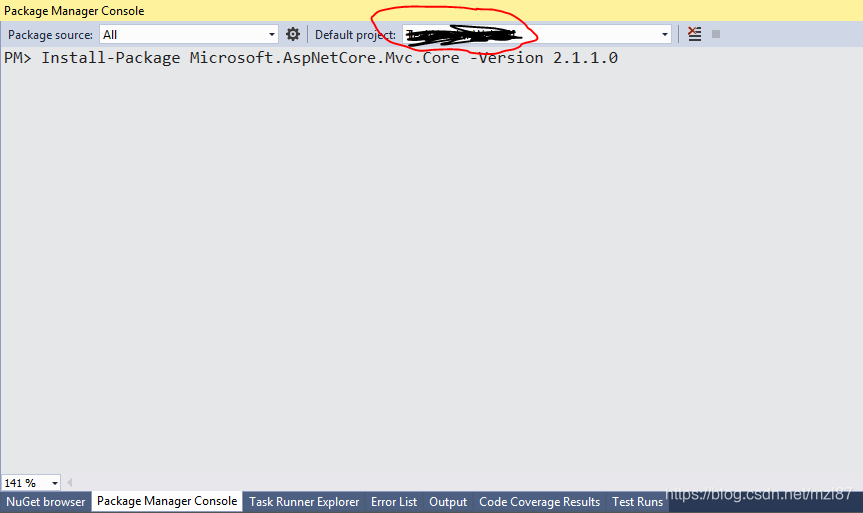 通过程序包管理器控制台解决版本错误（CS1705）-CSDN博客
