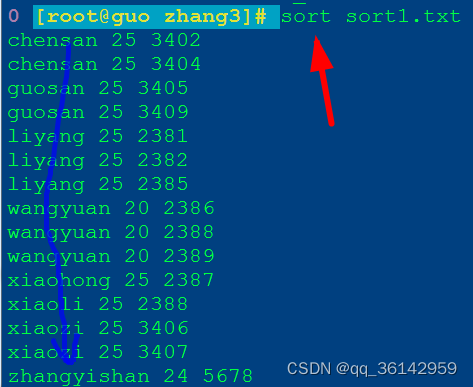 linux centos7 sort命令的学习与训练_centos sort-CSDN博客