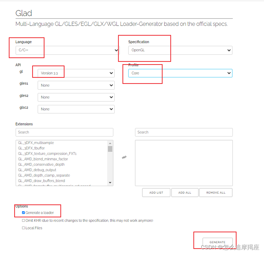 1、VS2019配置glfw和glad_vs加入glfw、glad的头文件-CSDN博客