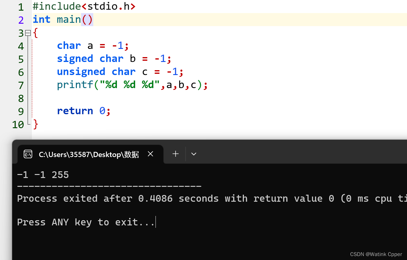 【C语言】数据在内存中的存储_c语言把float存入char-CSDN博客