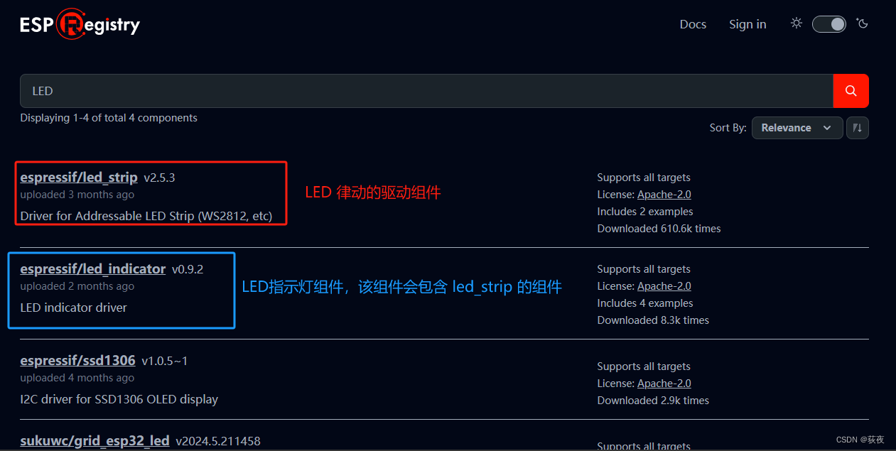 ESP-IDF使用LED组件实现各种LED效果控制_esp-idf led-CSDN博客
