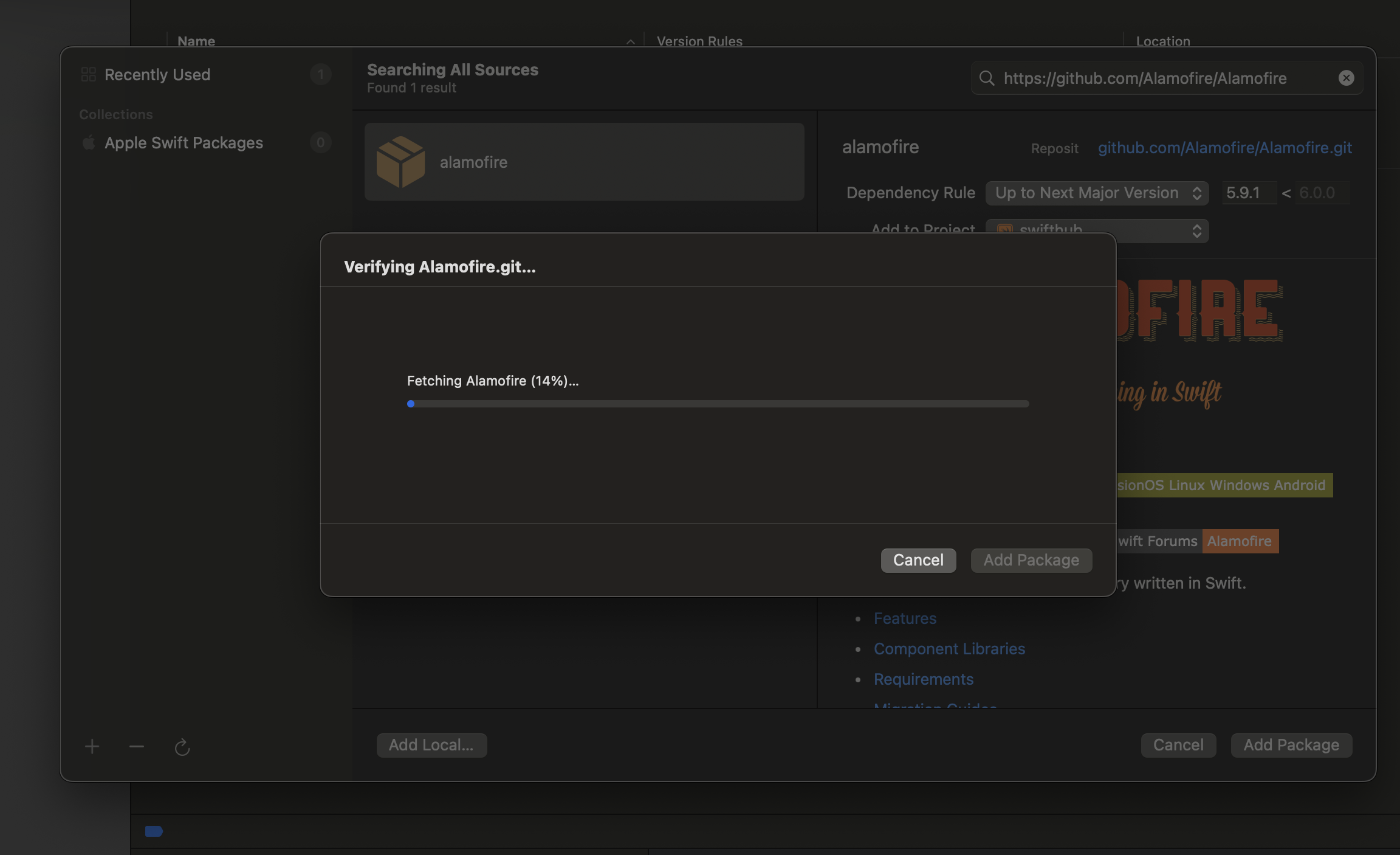 Xcode给项目安装依赖包或者第三方库，操作教程_xcode package dependencies-CSDN博客