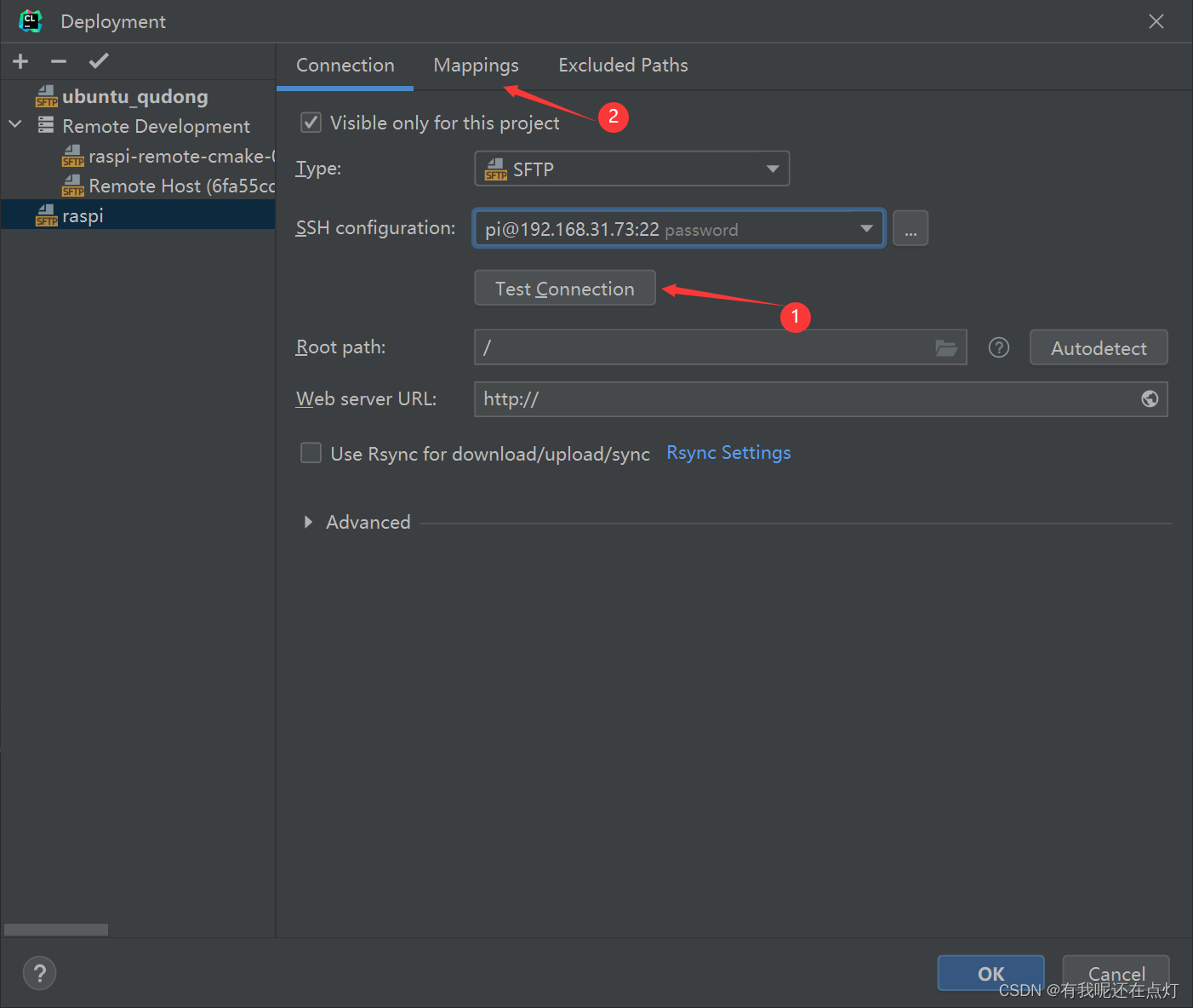 Clion配置ssh远程连接树莓派_clion ssh-CSDN博客