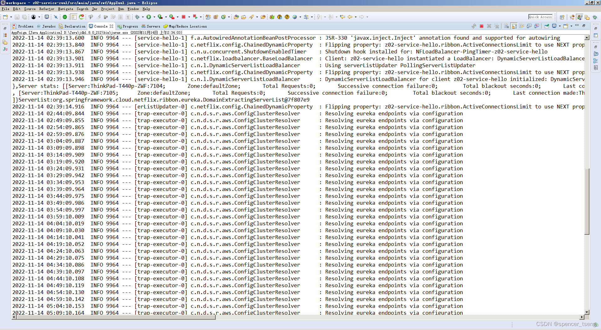 c.n.d.s.r.aws.ConfigClusterResolver:Resolving eureka endpoints via configuration-CSDN博客