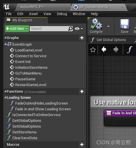 UE4 ActionRPG学习记录2GameInstance_getgameinstance ()-CSDN博客