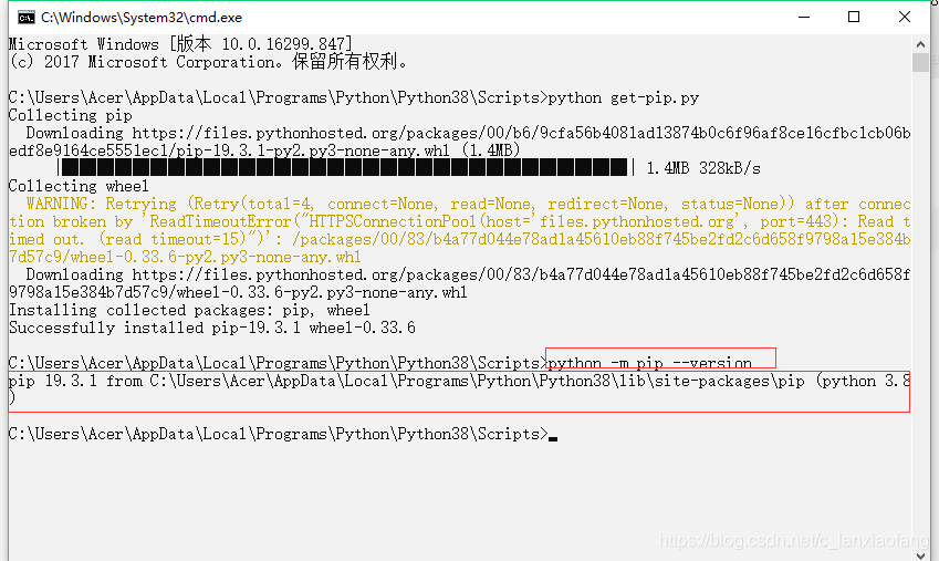 安装python后再安装pip_get-pip.py-CSDN博客