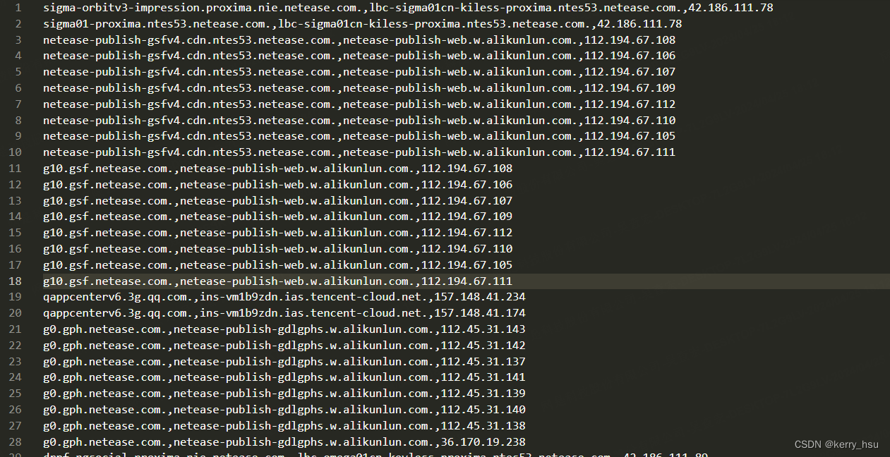 Python处理dns报文中host Address、cname之间的对应关系并将其放到csv，使用itertoolsproduct笛卡尔 