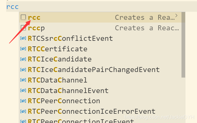 vscode中快速生成React代码块-rcc rcf_vscode导出rcc-CSDN博客