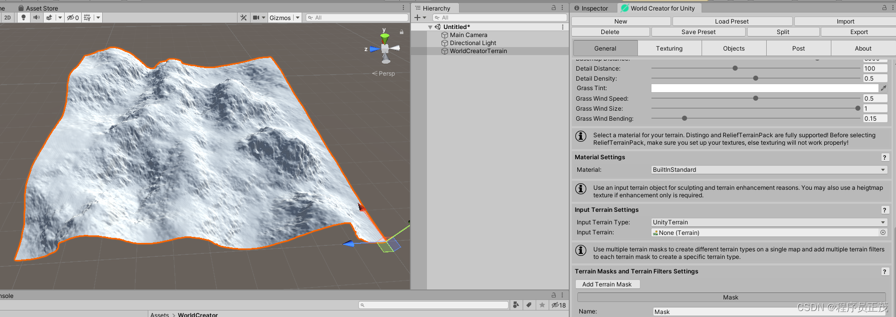 World Creator For Unity入门教程_unity world creator-CSDN博客