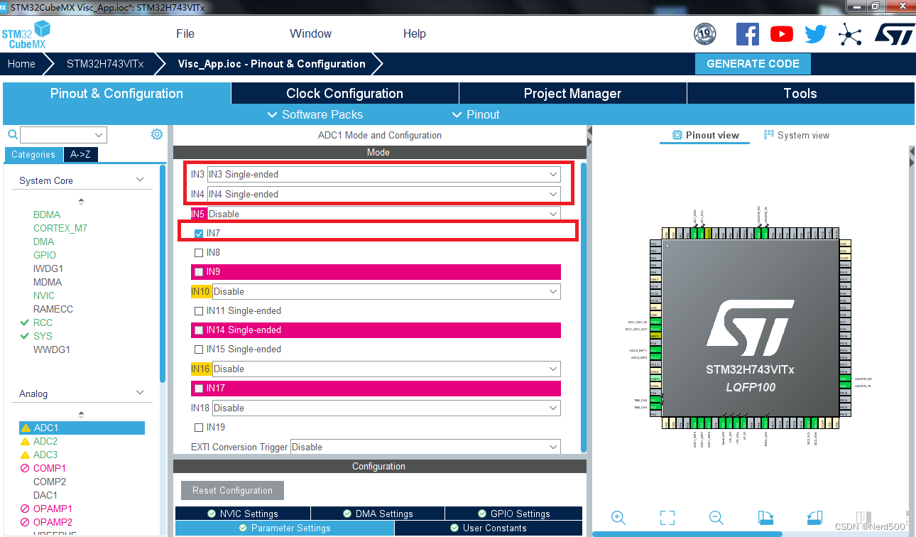 STM32 H7系列ADC DMA模式过采样设置详解 cubeMX_stm32h7 adc dma-CSDN博客