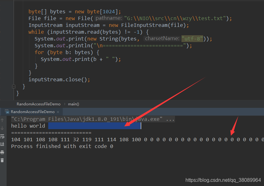 JAVA使用字节流读取数据一定注意精确读取_java byte[] a=new byte[1024]; read(a)-CSDN博客