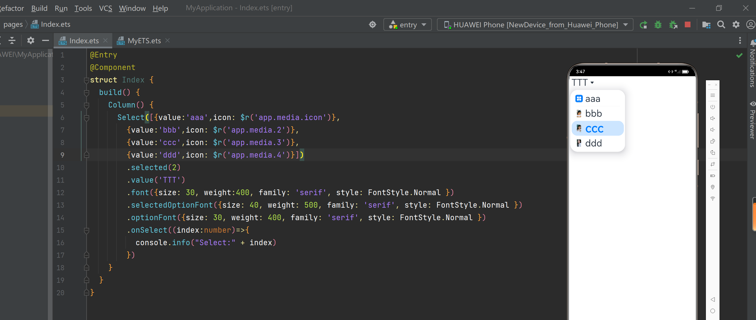 HarmonyOS-UIAbitity-Select——【坚果派-红目香薰】_.onselect((index: number) => { console.info('selec-CSDN博客