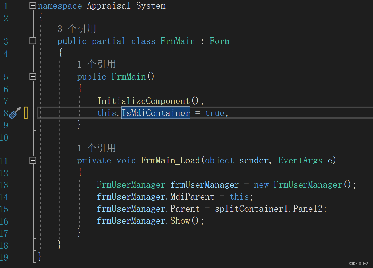 System.ArgumentException:“被指定为此窗体的 MdiParent 的窗体不是 MdiContainer-CSDN博客