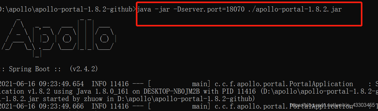 Apollo安装与使用_apollo默认端口-CSDN博客