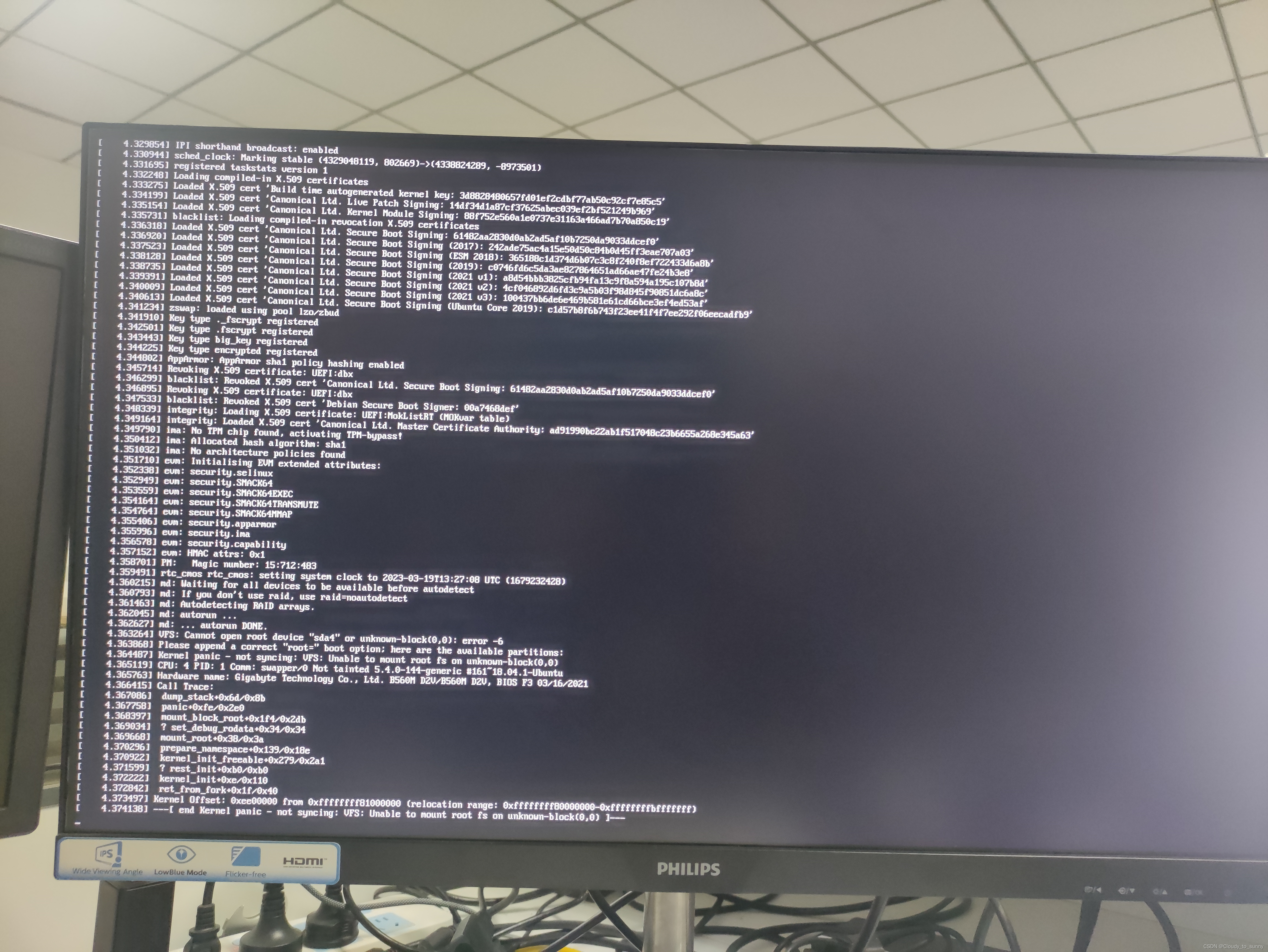 ubuntu启动报错 hardware error cpu 0 machine check 0 Bank 6、ACPI BIOS Error ...