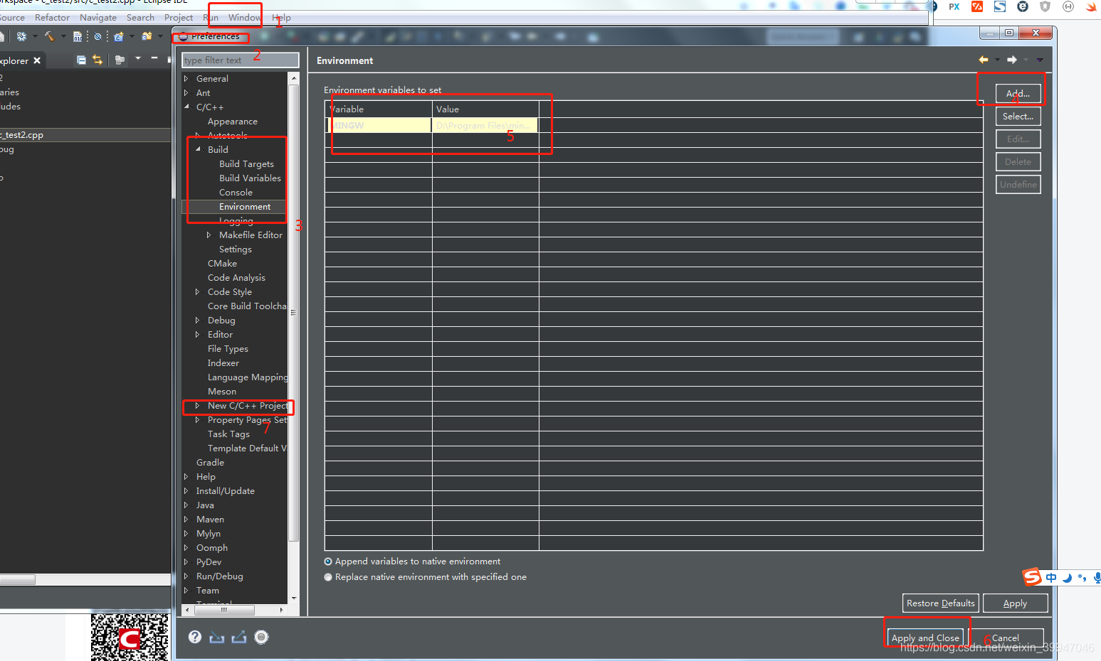 eclipse c++多个编译环境选择配置配置、运行时提示Program file does not exist-CSDN博客