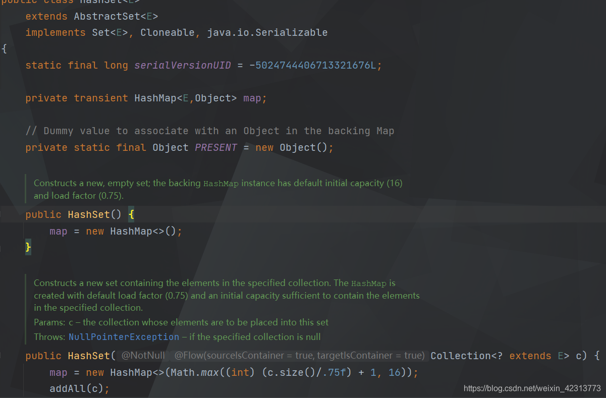 HashSet原理部分解读_hashset remove原理-CSDN博客
