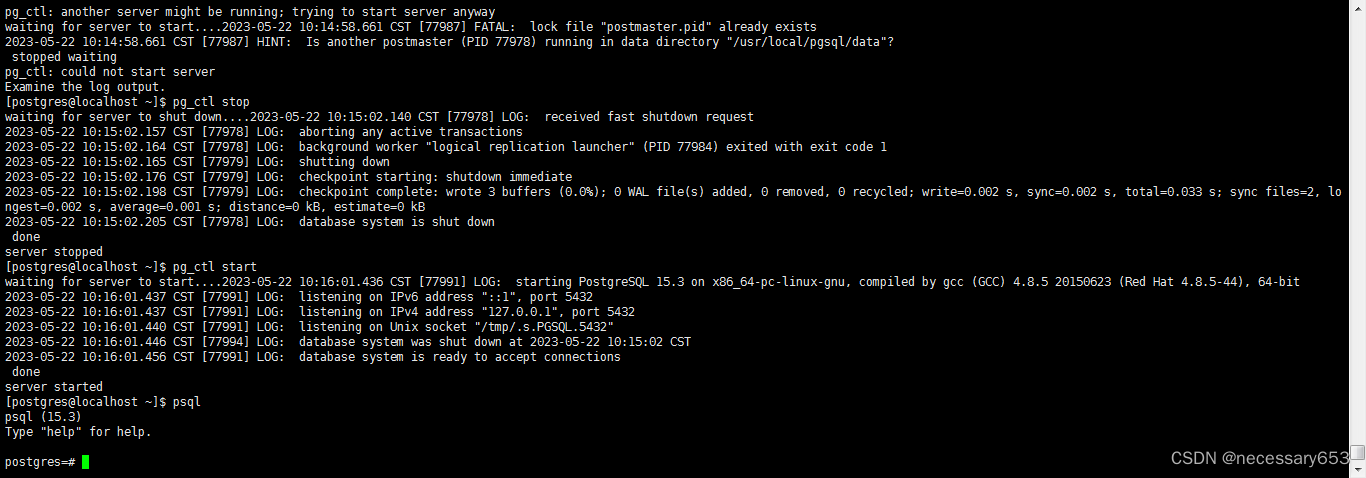 postgresql-15数据库基于centos7安装_centos7安装postgresql15-CSDN博客