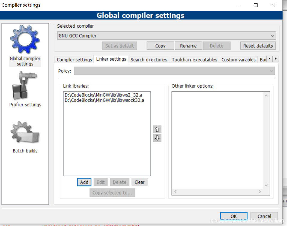 undefined reference to ‘socket@12‘编译socket出错codeblocks_undefined reference to `socket-CSDN博客