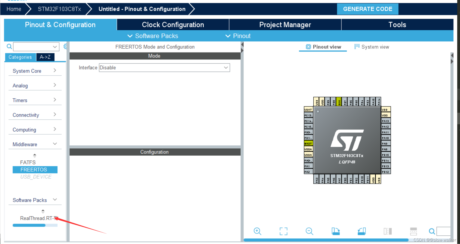 CubeMax添加Rtthread操作系统 组件STM32F103_rt-thread组件下载-CSDN博客