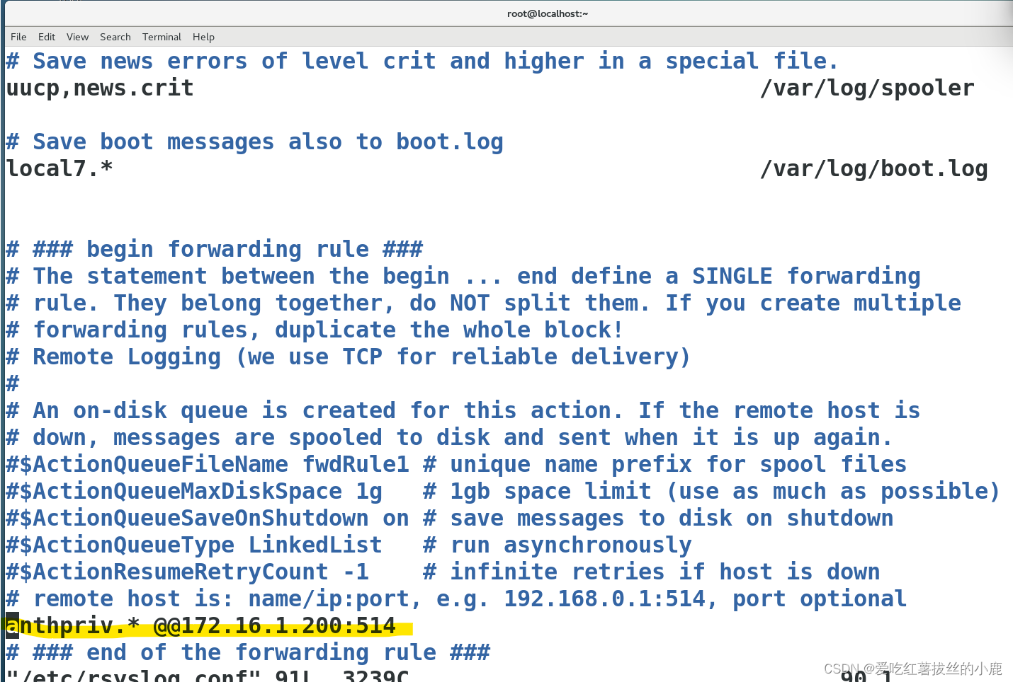 Linux安全 日志服务器建立实验日志服务器搭建及配置 Csdn博客