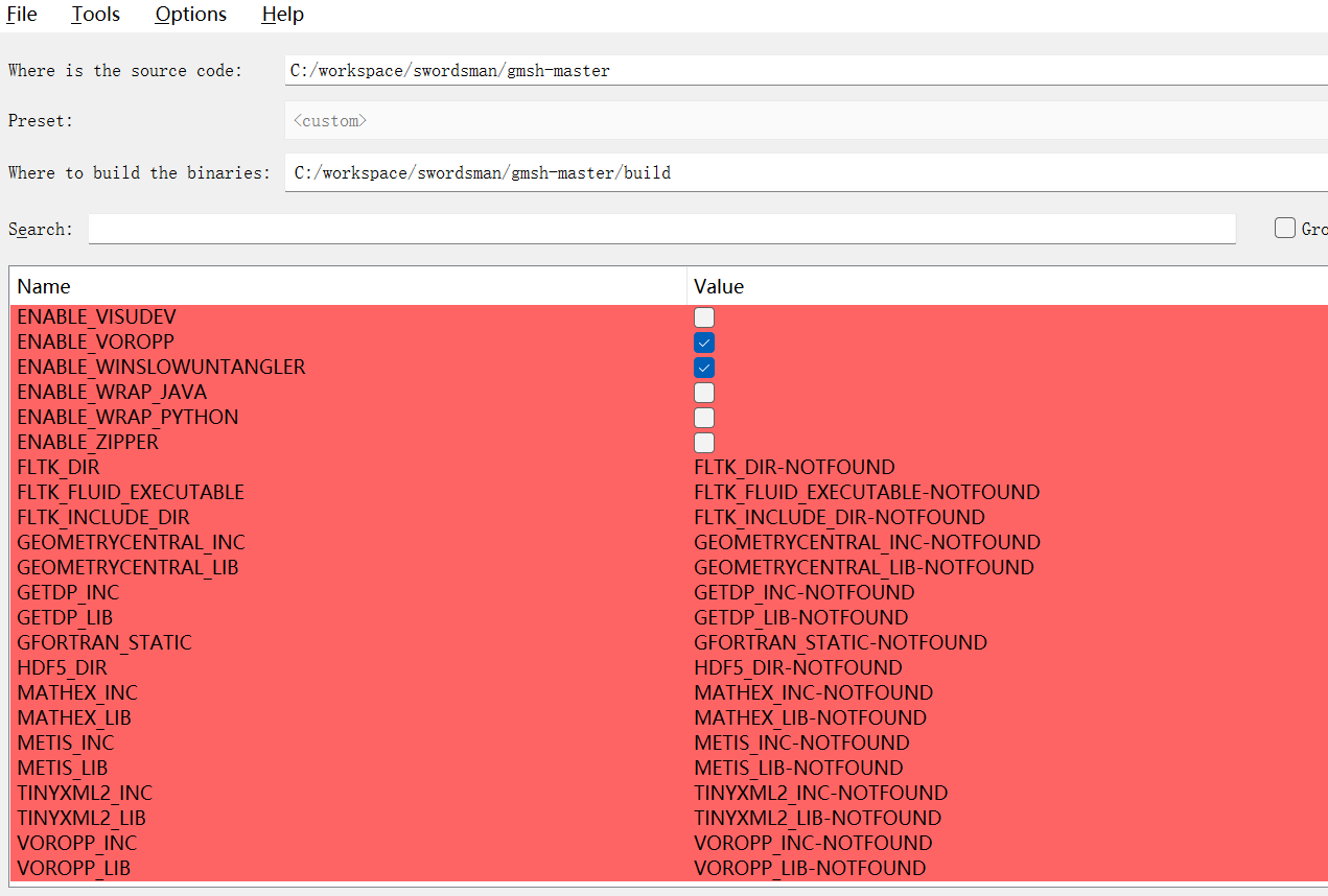 【gmsh源码阅读】gmsh在windows下使用CMake + Visual Studio 2022编译_vsstudio gmsh-CSDN博客