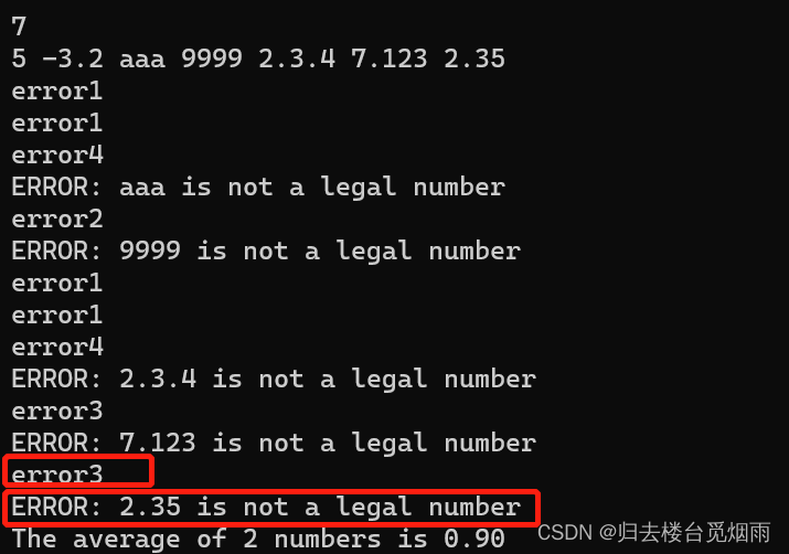 PAT 1054求平均值（20分）_pat计算平均成绩-CSDN博客