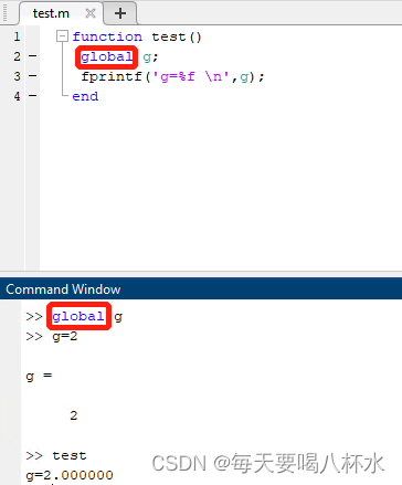 matlab中局部函数调用Command Window中的变量_%command window 里面调用-CSDN博客