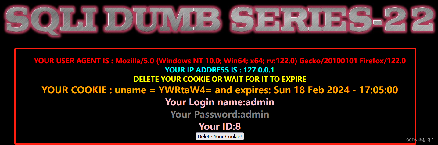 SQL-Labs靶场“21-25”关通关教程_sqli-labs21-CSDN博客