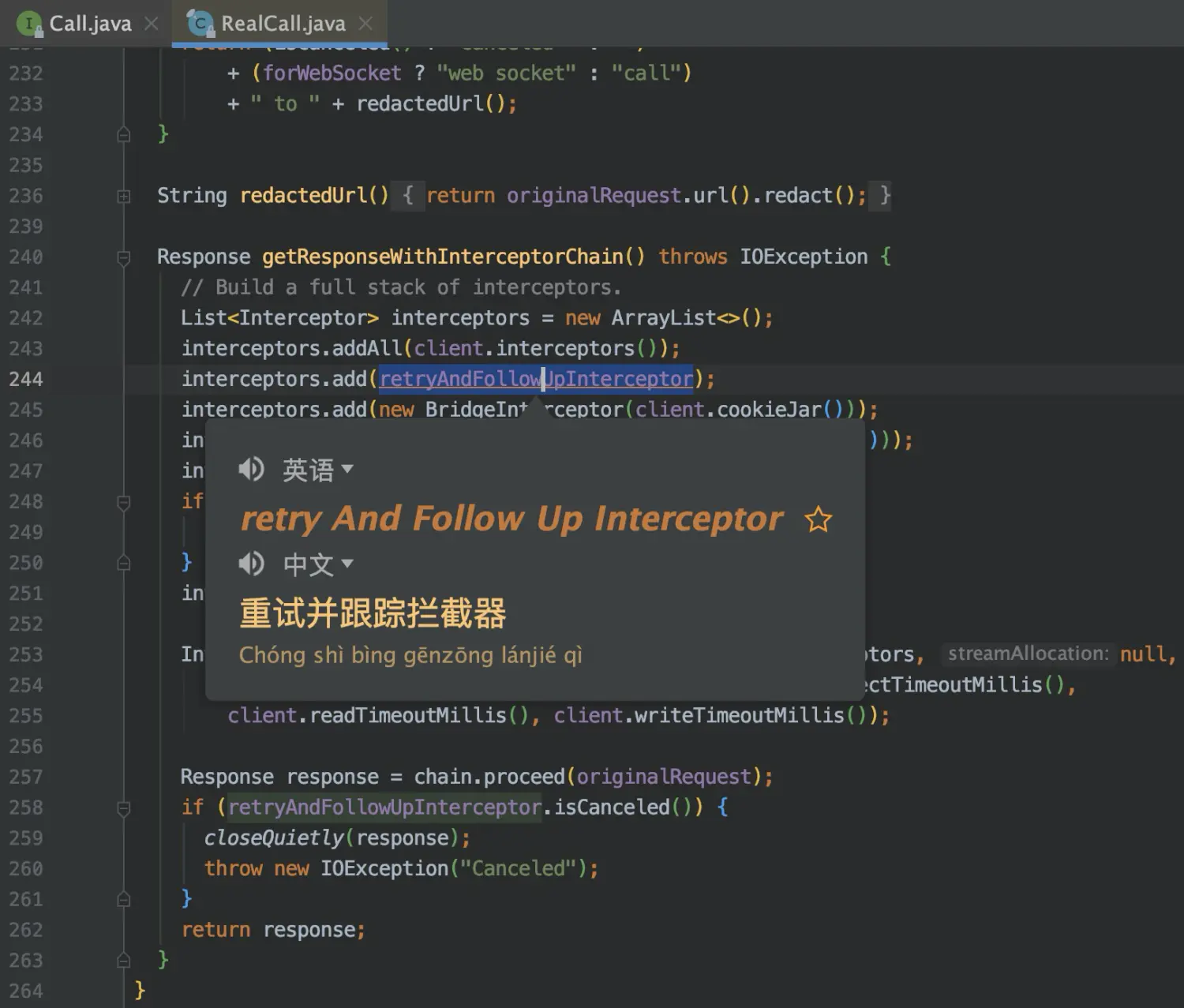 OkHttp 精讲：拦截器执行原理-CSDN博客