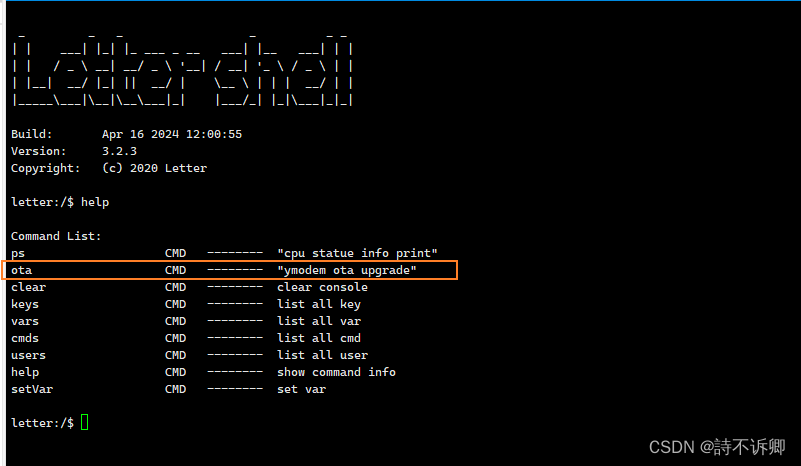 stm32开发之threadx+letter-shell+ymodem实现串口上传文件记录(ota模板)_letter shell ymodem-CSDN博客
