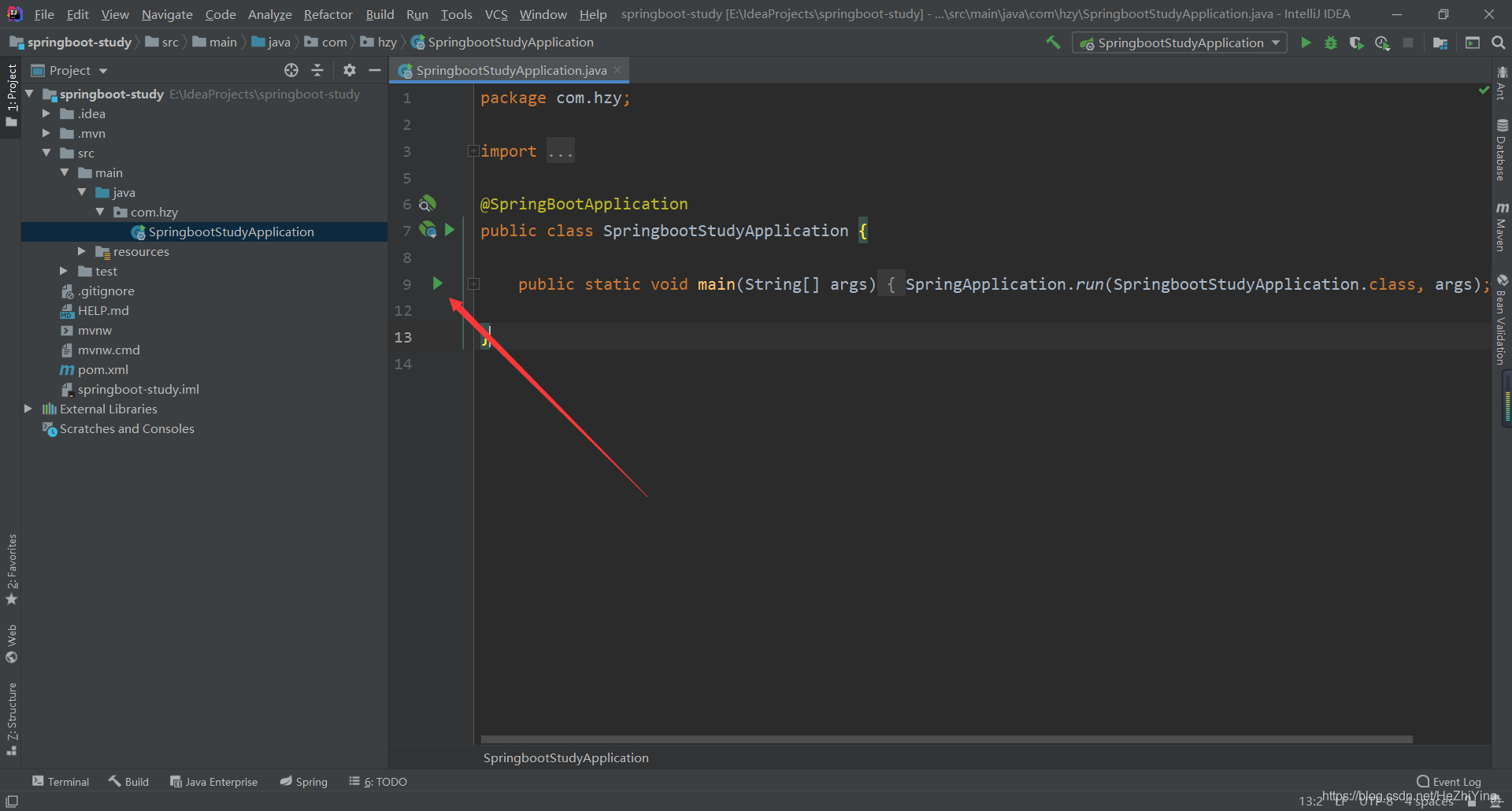 SpringBoot创建第一个Web项目——Hello SpringBoot-CSDN博客