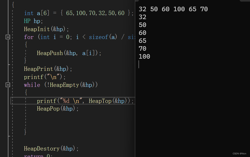 【数据结构和算法初阶(C语言)】二叉树的顺序结构--堆的实现/堆排序/topk问题详解---二叉树学习日记②12_c语言topk-CSDN博客