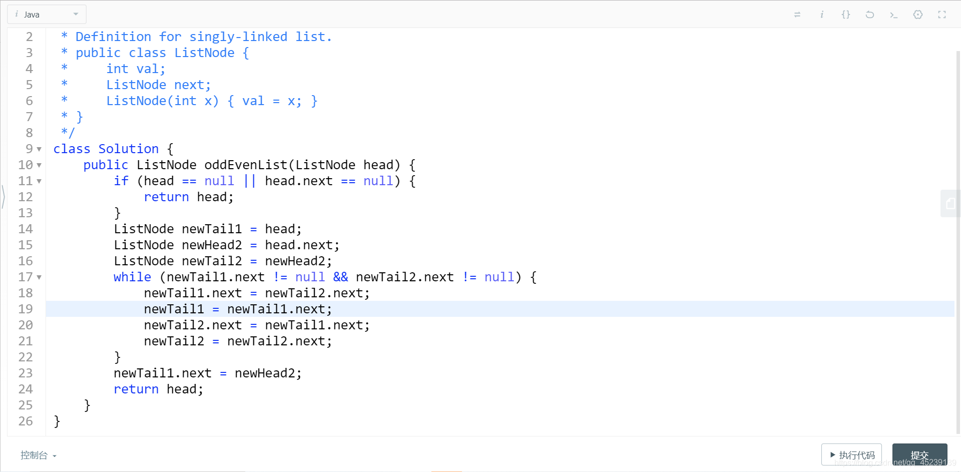 LeetCode:328奇偶链表-CSDN博客