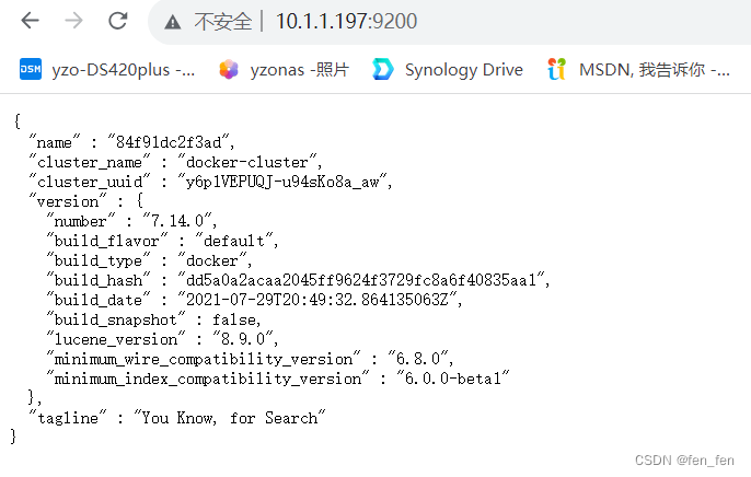 Docker安装ES7.14和Kibana7.14(无账号密码)_docker 镜像包 elasticsearch:7.14.0下载-CSDN博客