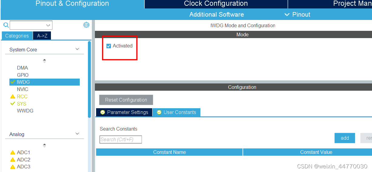 STM32F407使用cubmx配置独立看门狗_f407cubeide配置看门狗1s-CSDN博客