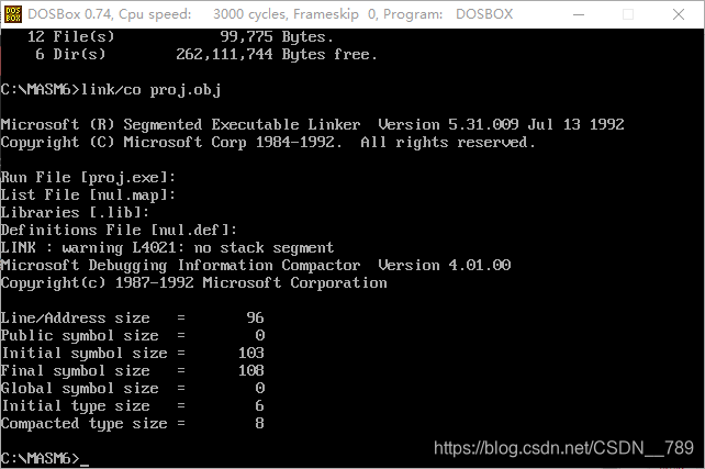 使用DOSBox-0.74编写Hello World的教程（全）_dosbox 0.74-CSDN博客