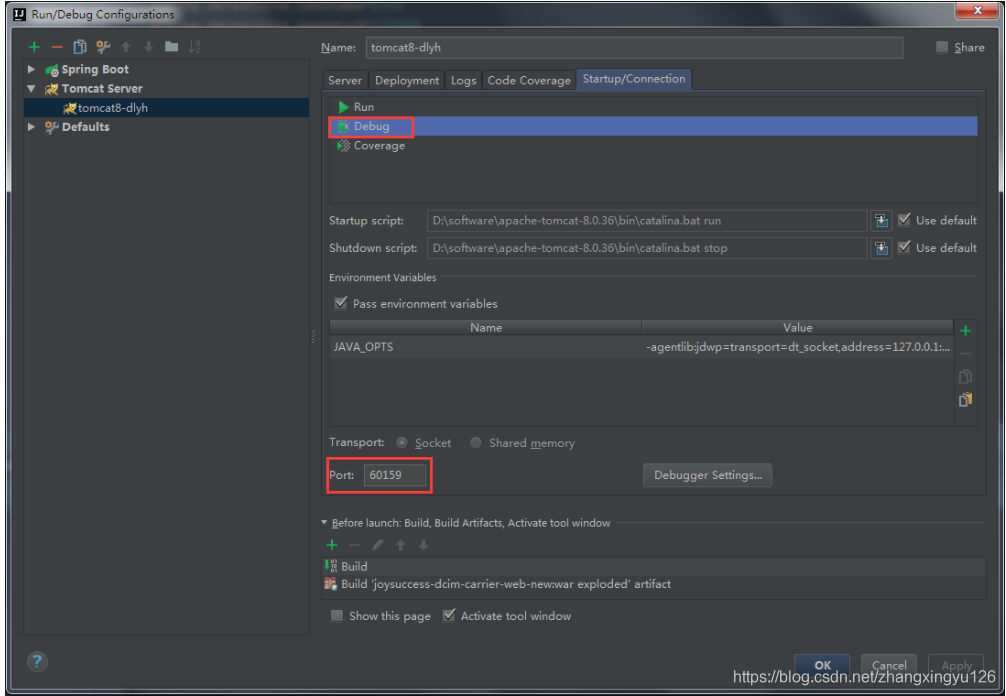 idea启动项目报错:Unable to open debugger port(127.0.0.1:60157):java.net.SocketException"socket closed ...