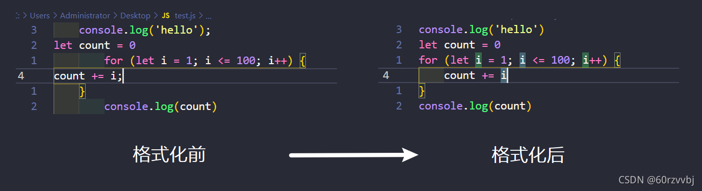VSCode格式化JS自动添加或去掉分号_javascript.format.semicolons-CSDN博客