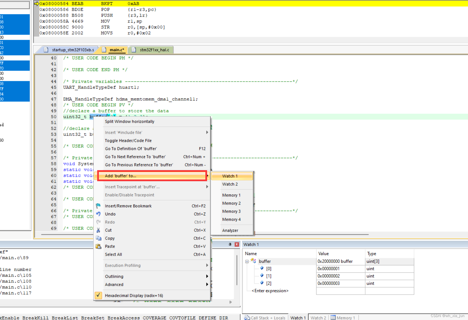 用HAL库改写江科大的stm32入门例子8-1 DMA数据转运_hal库dma搬运-CSDN博客