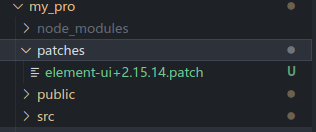 超完整版修改element ui源码的3种方式！！以及patch-package打补丁_如何修改elementui源码-CSDN博客