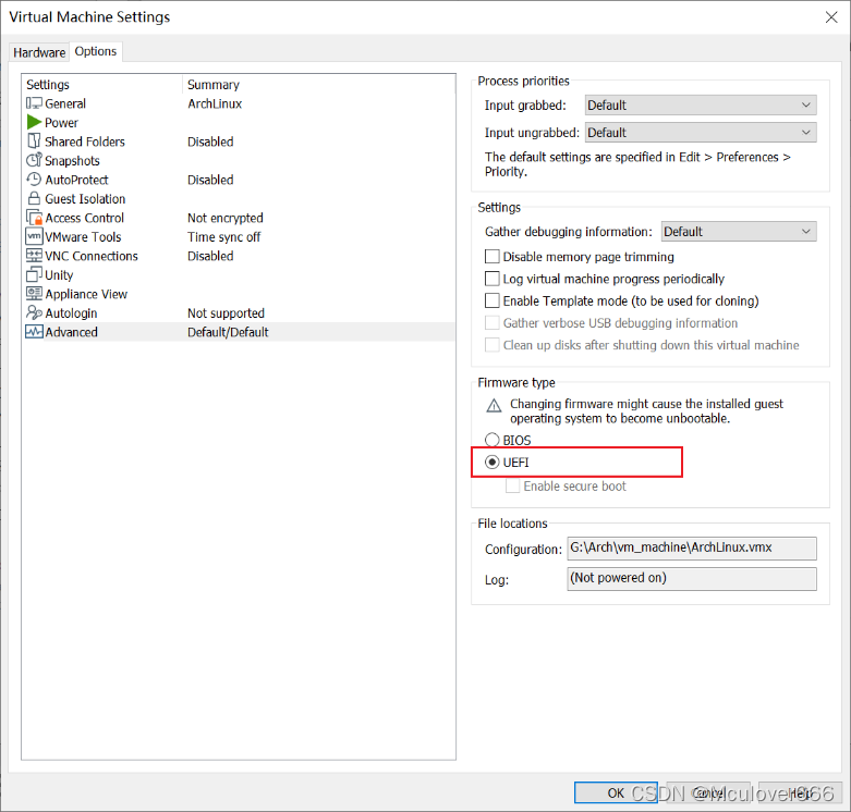 VMware安装Arch Linux+Gnome桌面_vmware arch gnome-CSDN博客