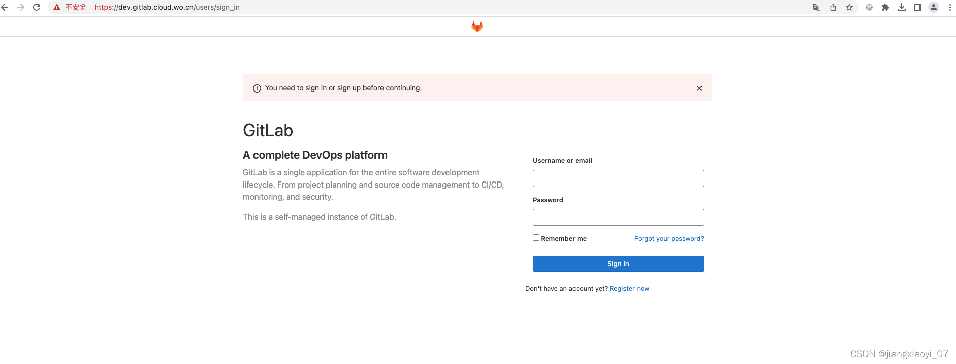 Docker 部署 Gitlab 服务器（通过域名访问）_docker gitlab 配置域名-CSDN博客