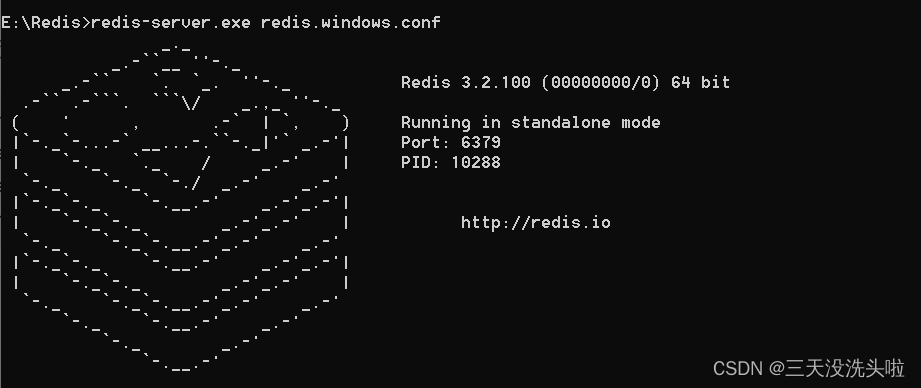 window下启动redis服务报错：creating server tcp listening socket 127.0.0.1:6379: bind No error_win[22912 ...