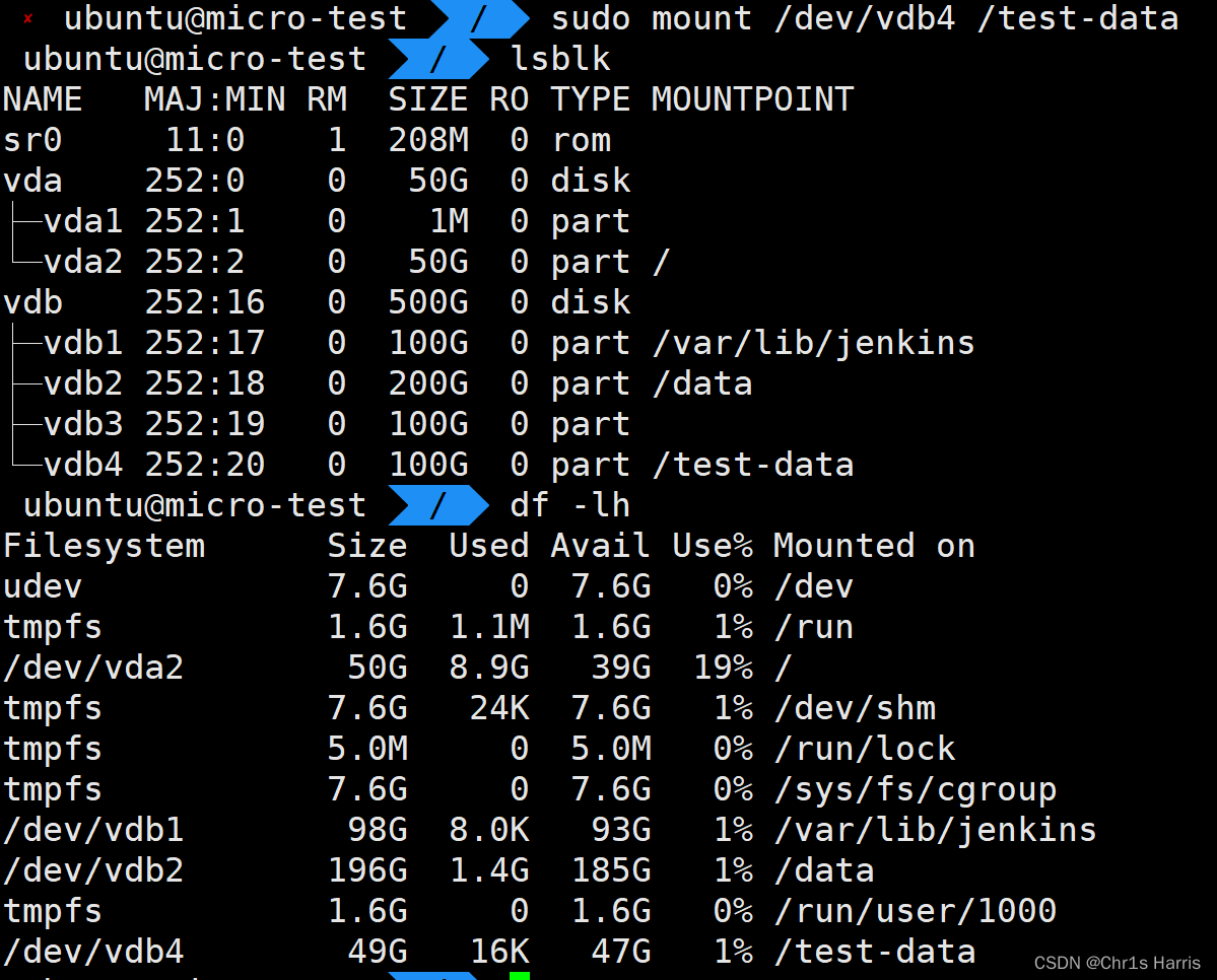Linux调整分区大小而不丢失数据_resize2fs调整分区大小-CSDN博客