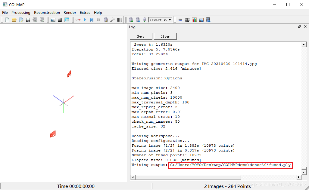 用COLMAP实现SfM三维重建_colmap sfm-CSDN博客