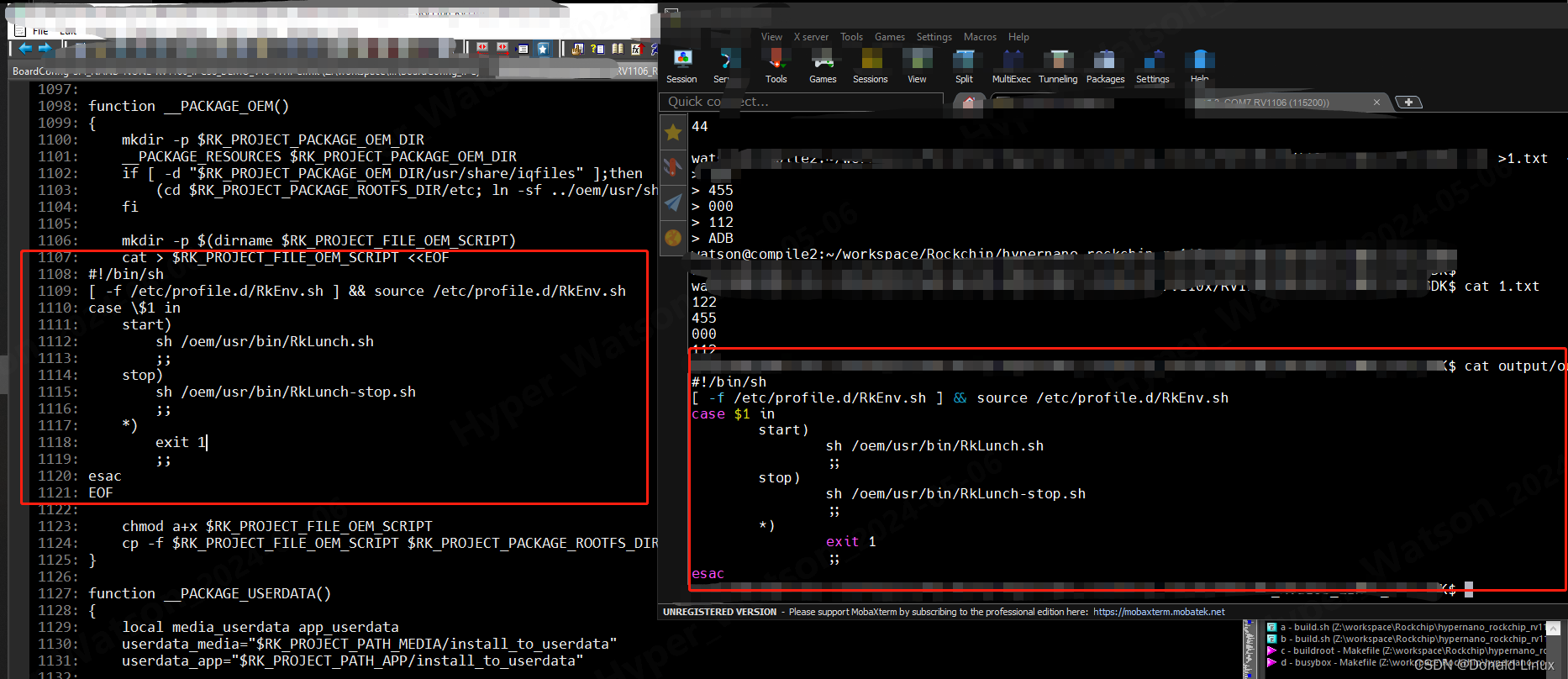 2024-05-06 Linux shell 脚本中往一个文件里写入多行内容的方法 使用 Here Document（文档内嵌）cat ...