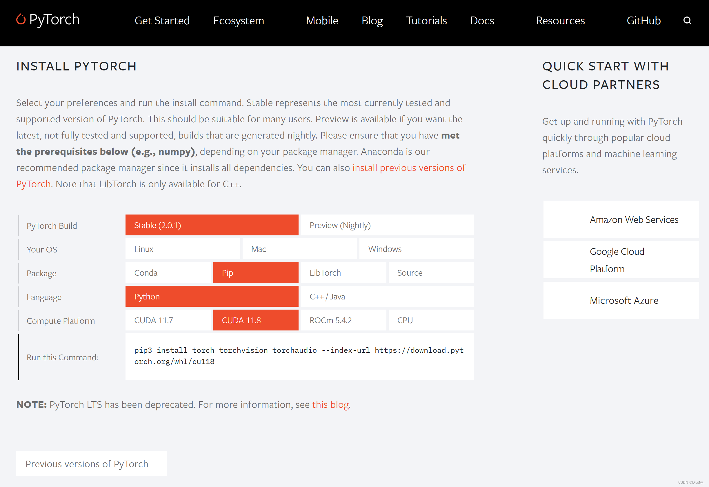GPU版本pytorch（Cuda12.1）安装教程-CSDN博客